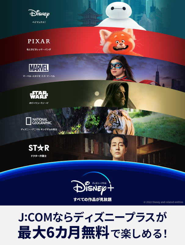 J:COMまとめ請求 for Disney+ | J:COM